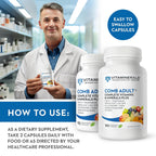 Healthy lifestyle with multivitamins