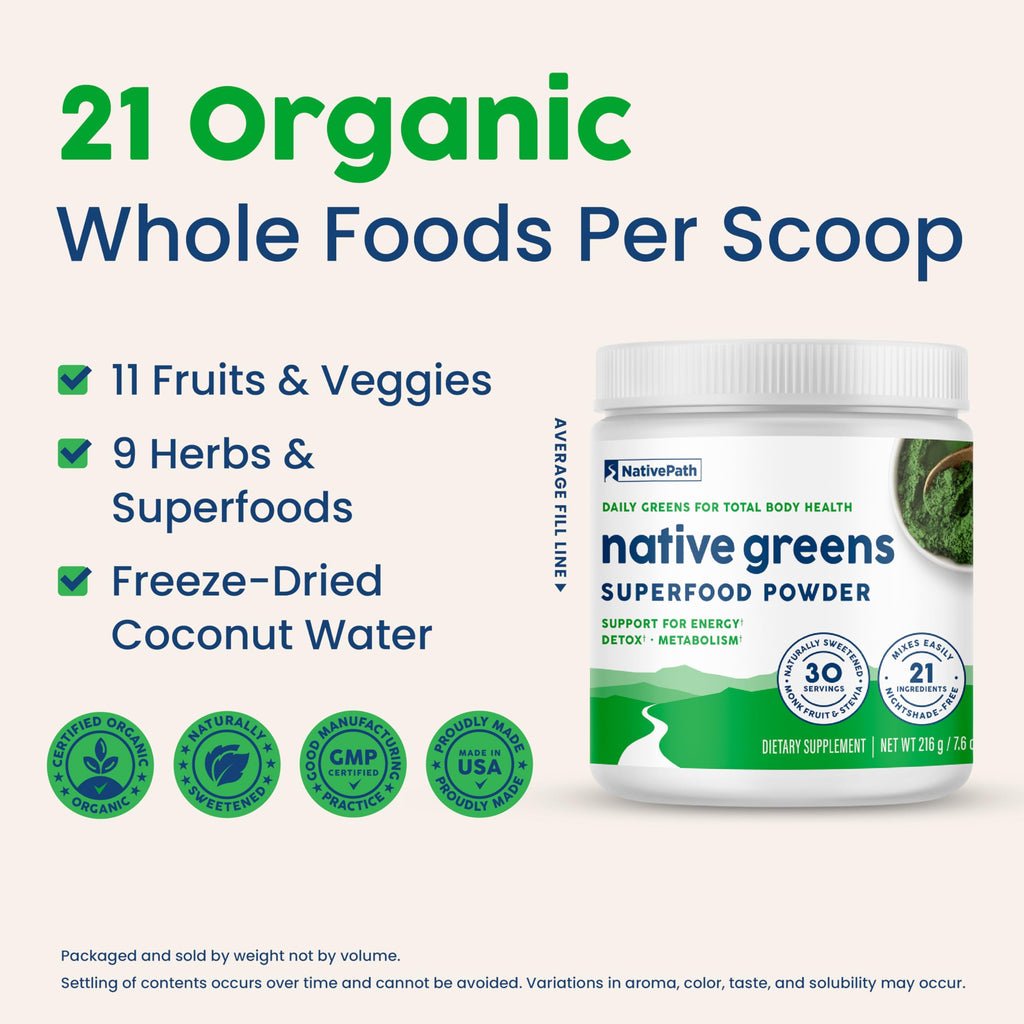 Healthy lifestyle with NativePath supplements
