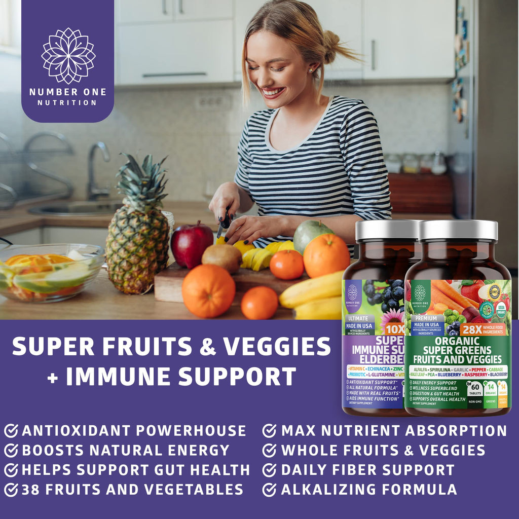 healthy lifestyle with organic supplements