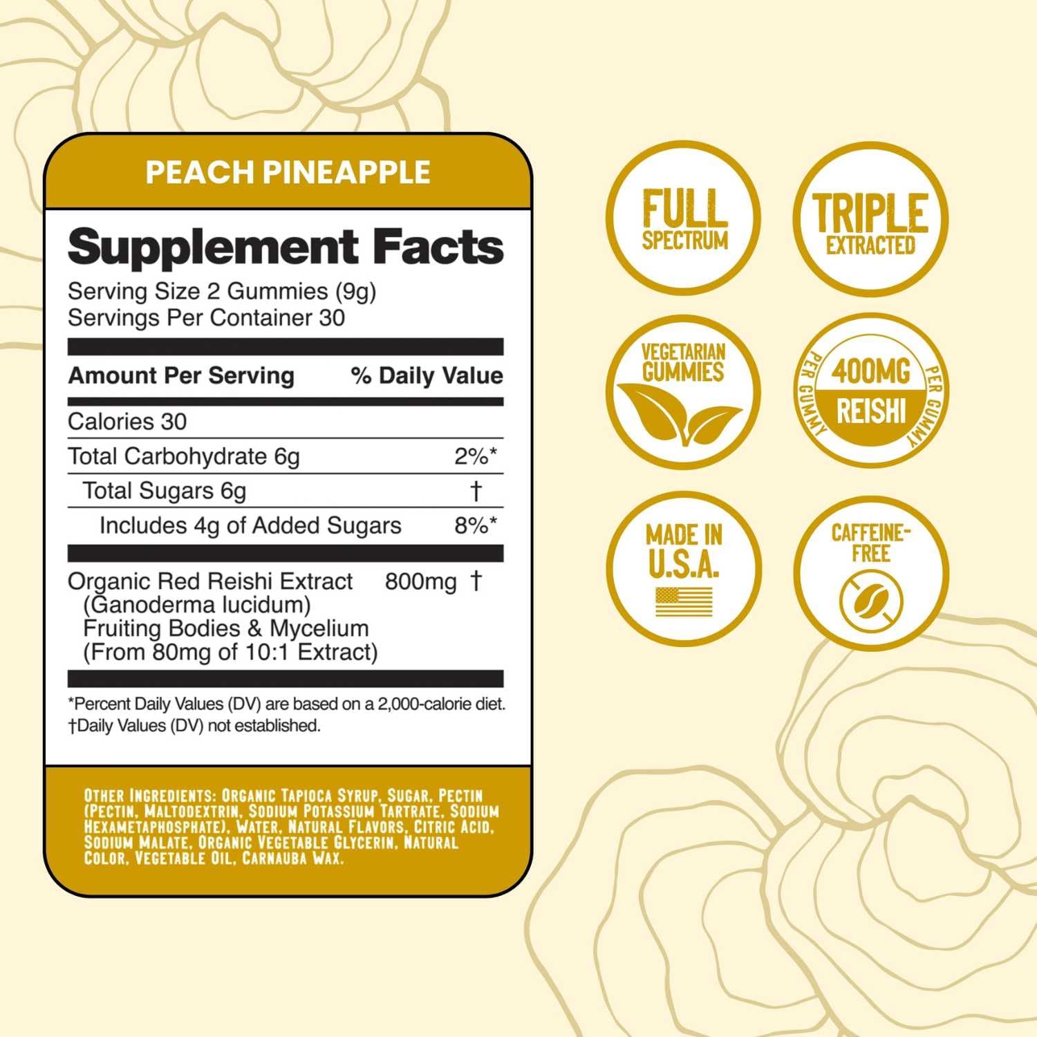 Healthy lifestyle with Reishi mushrooms