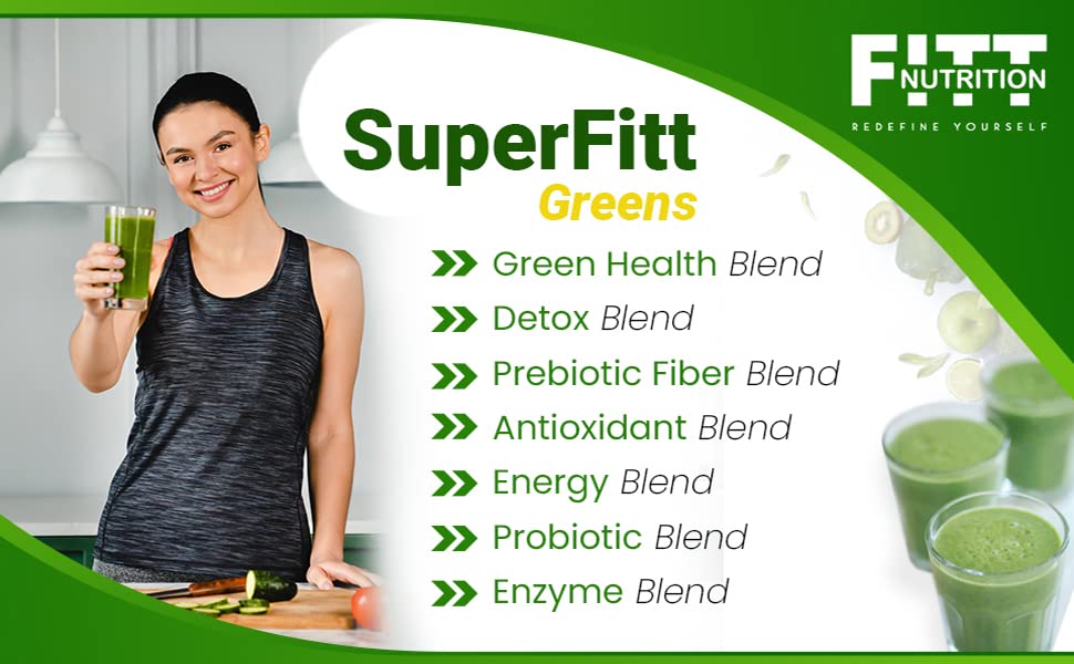 Healthy lifestyle with SuperFitt greens