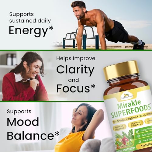 healthy lifestyle with superfood capsules