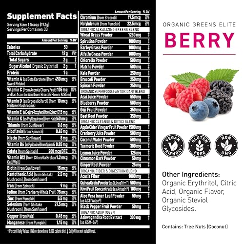 healthy lifestyle with superfood powder