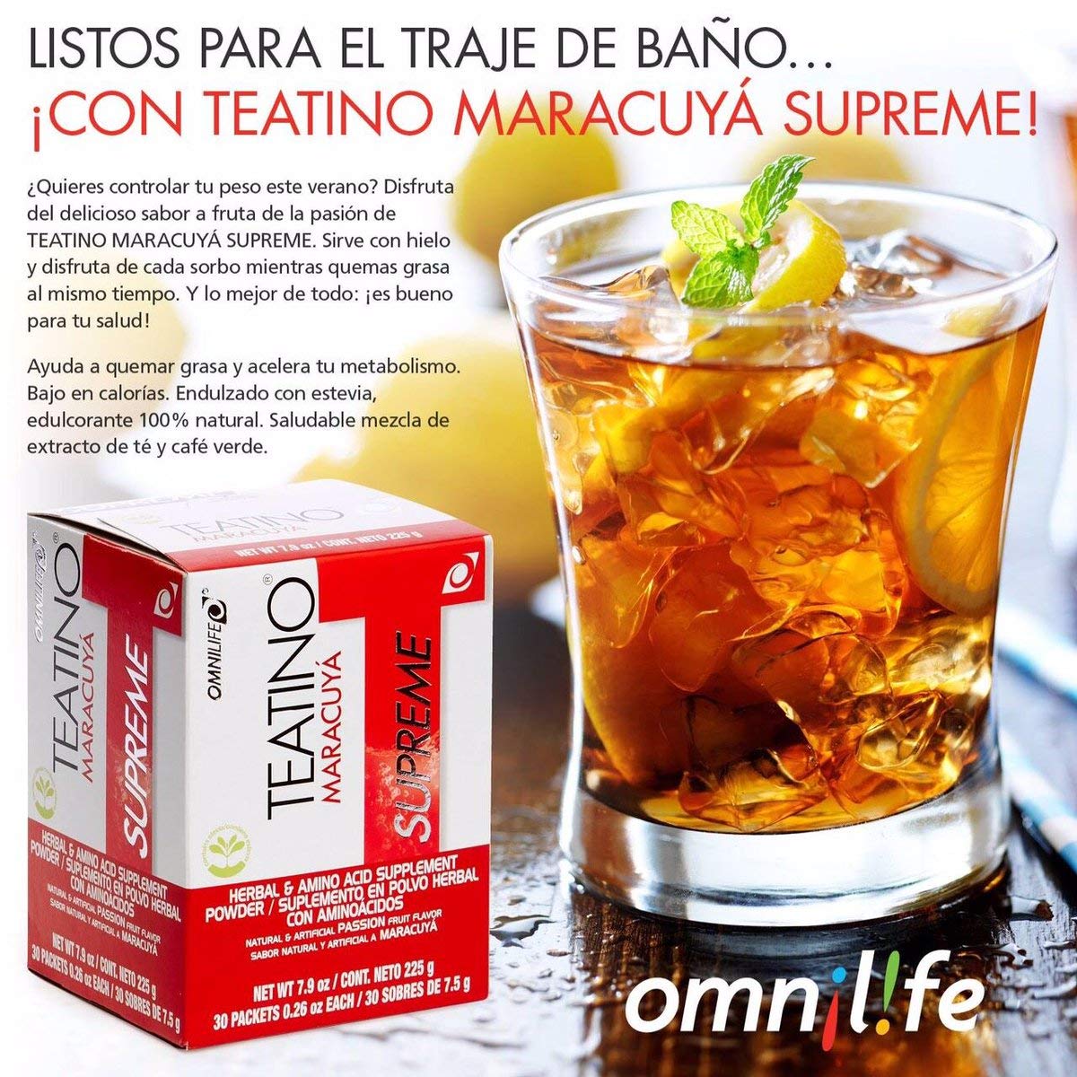 healthy lifestyle with Teatino Maracuya