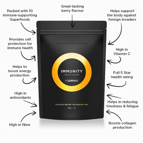 Healthy lifestyle with Tropeaka Immunity Powder