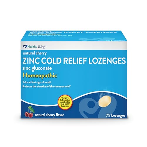 Healthy Living cherry zinc lozenges for immune support