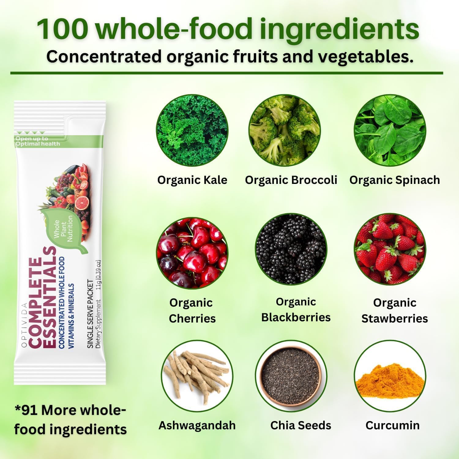 healthy living with blended supplements