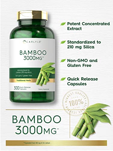 Healthy living with Carlyle bamboo capsules