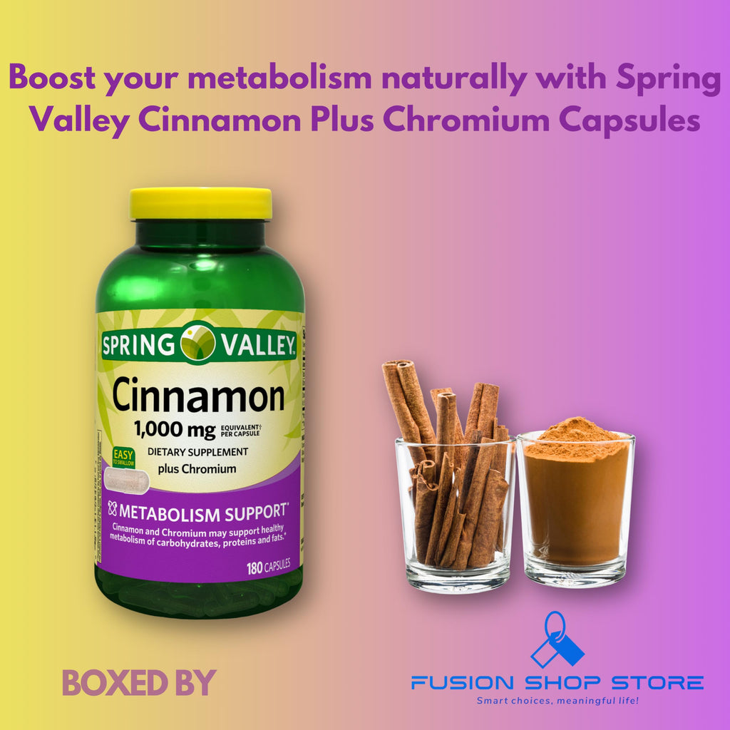 Healthy living with Spring Valley cinnamon