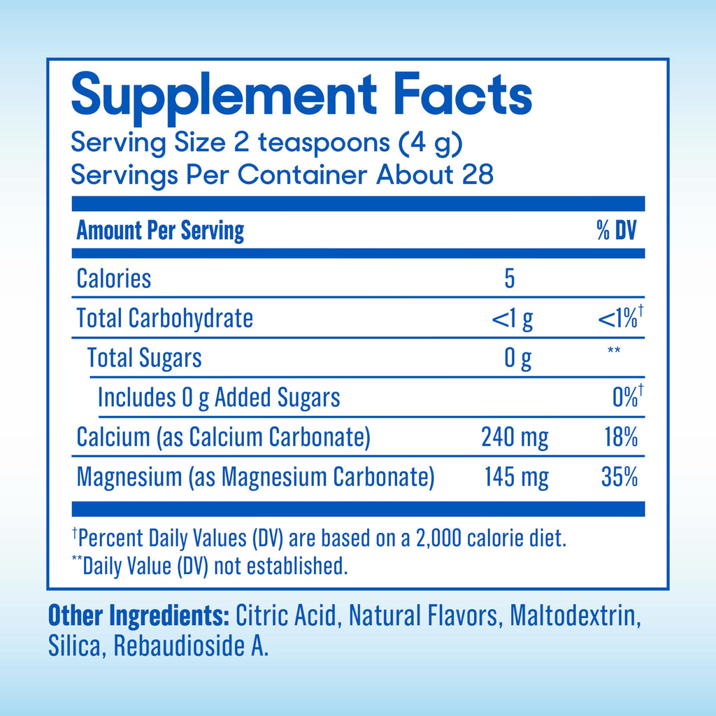 Healthy magnesium drink for athletes