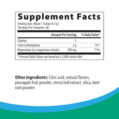 Healthy magnesium powder for regularity