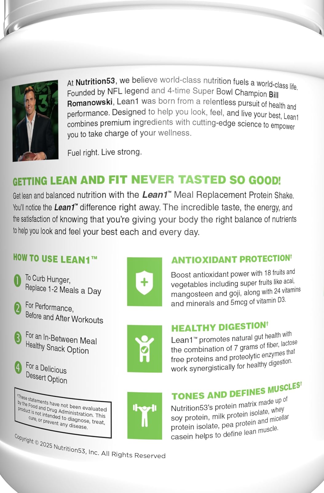 healthy meal replacement for active individuals