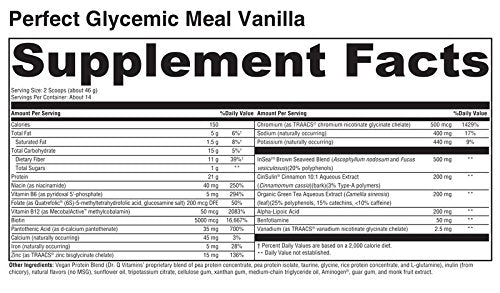 healthy meal replacement with vitamins and minerals