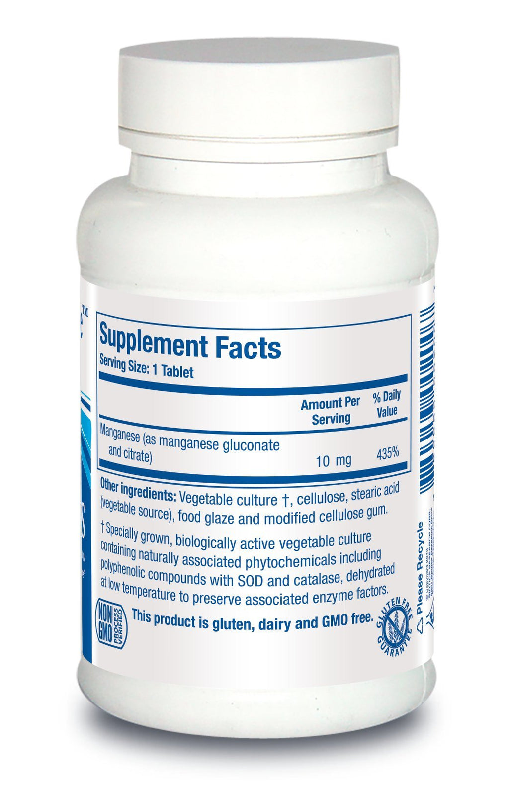 healthy metabolism manganese tablets