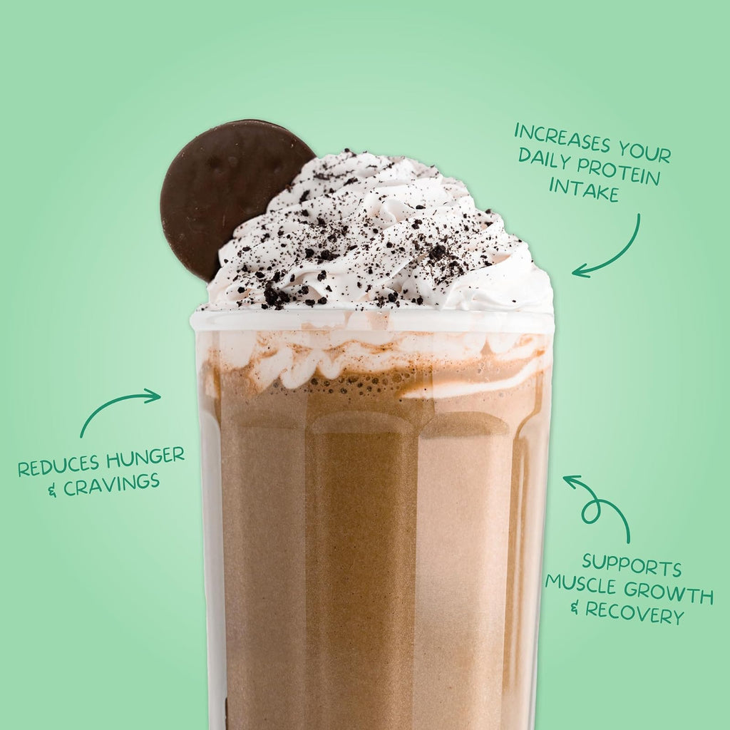 healthy mint chocolate protein snack