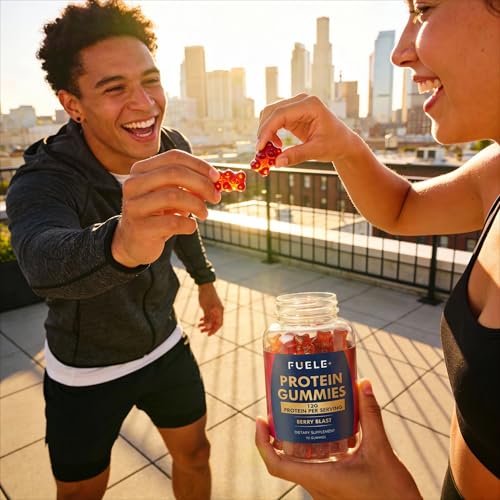 healthy mixed berry protein supplement