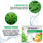 healthy moringa herbal tea bags