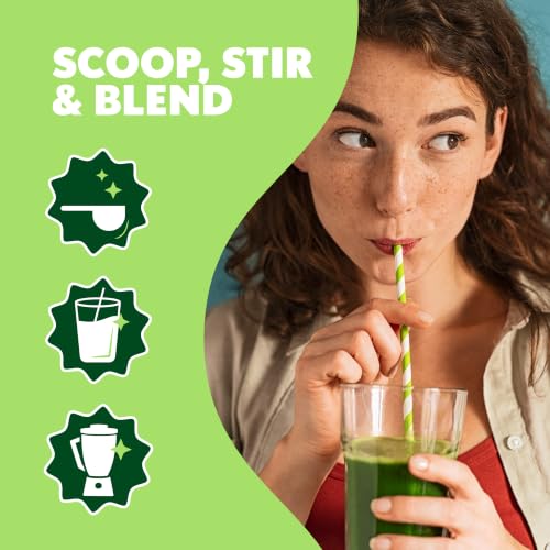 healthy moringa spirulina drink mix