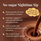 Healthy mushroom cocoa beverage