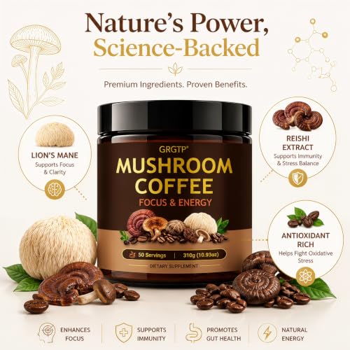Healthy mushroom coffee alternative