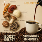 Healthy mushroom coffee alternative
