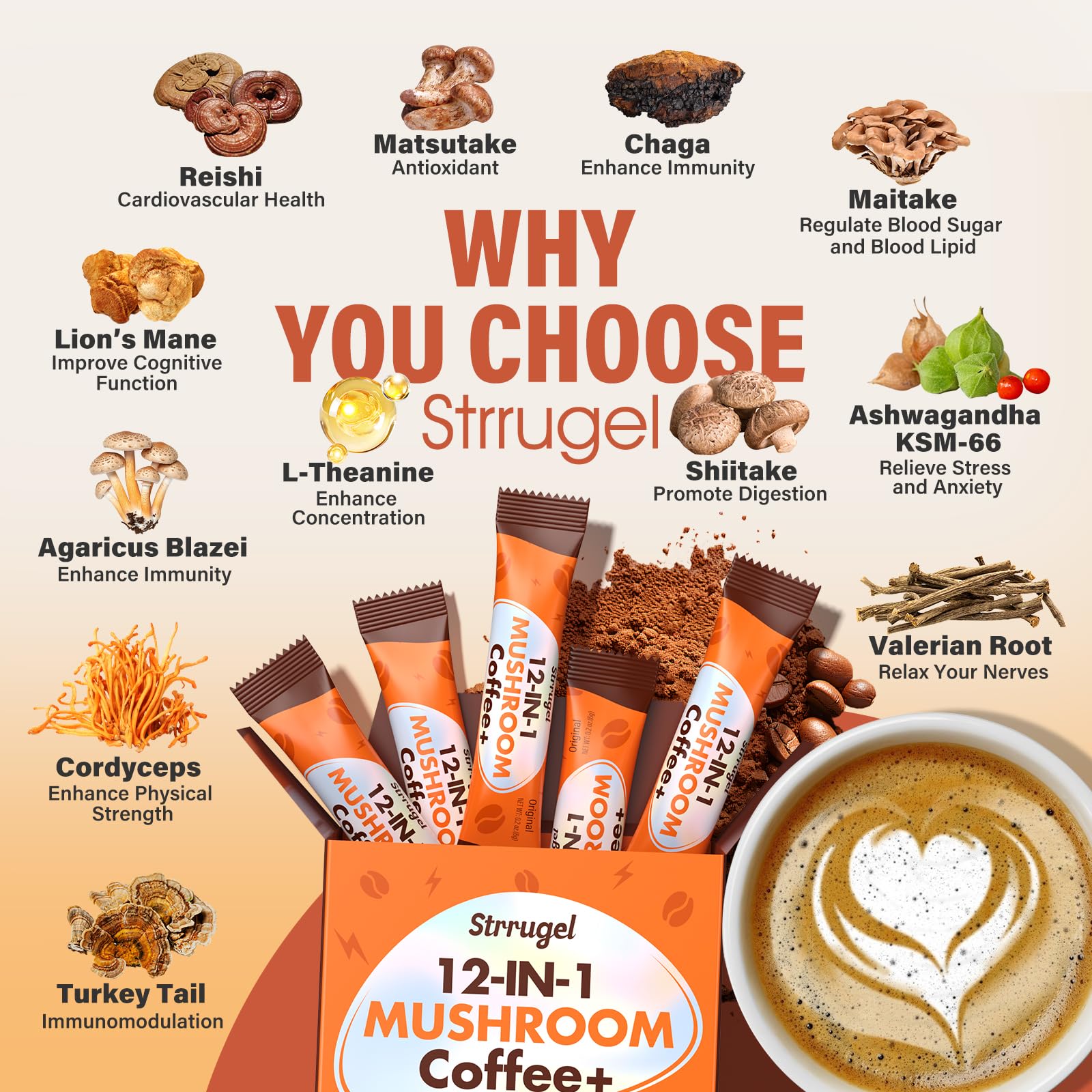 healthy mushroom coffee alternative