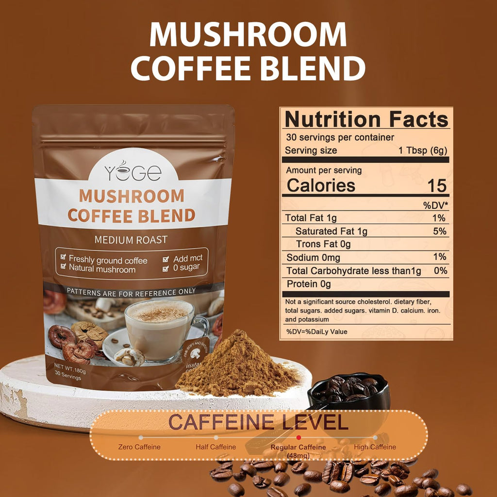 healthy mushroom coffee blend