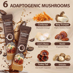 Healthy mushroom coffee for energy