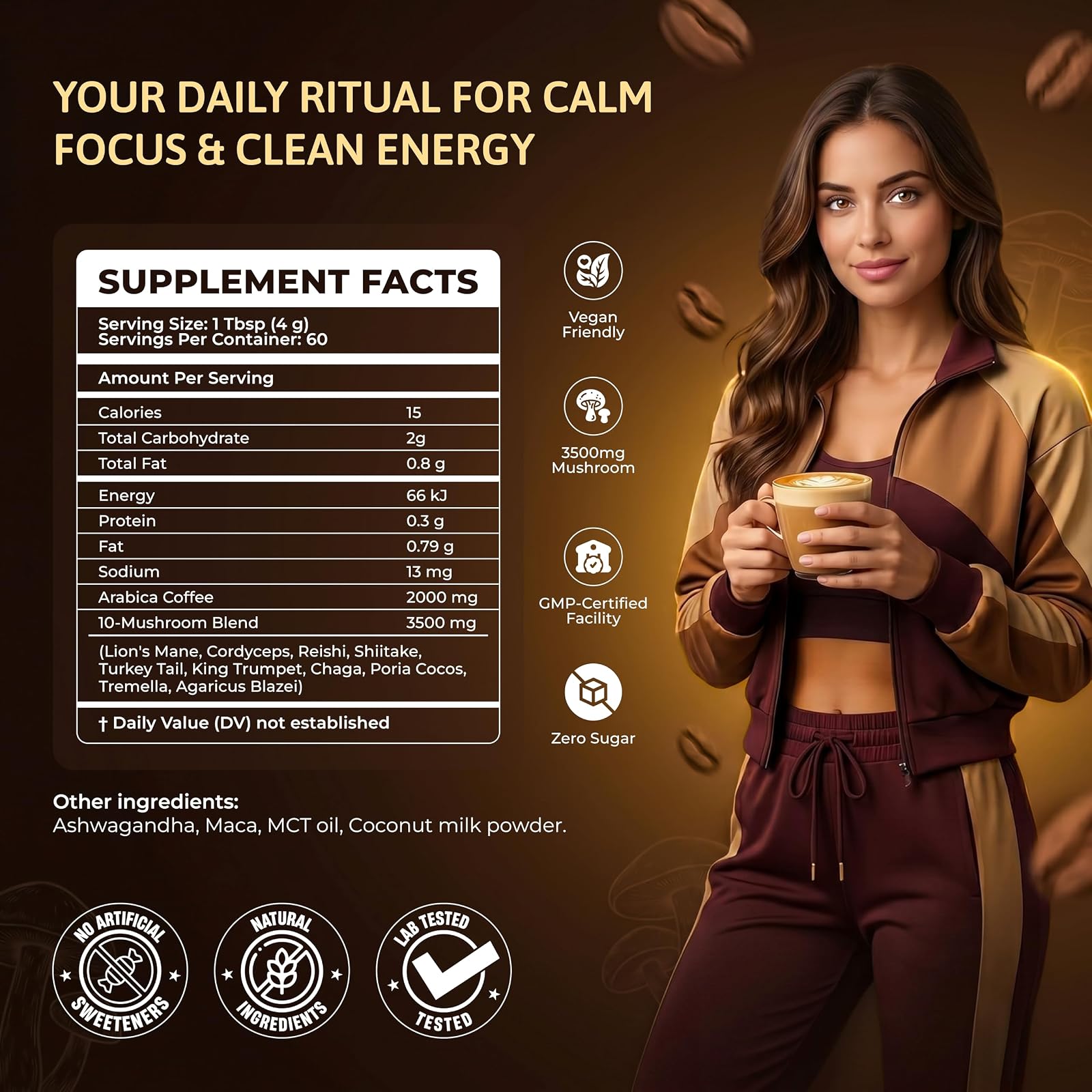 healthy mushroom coffee for mornings