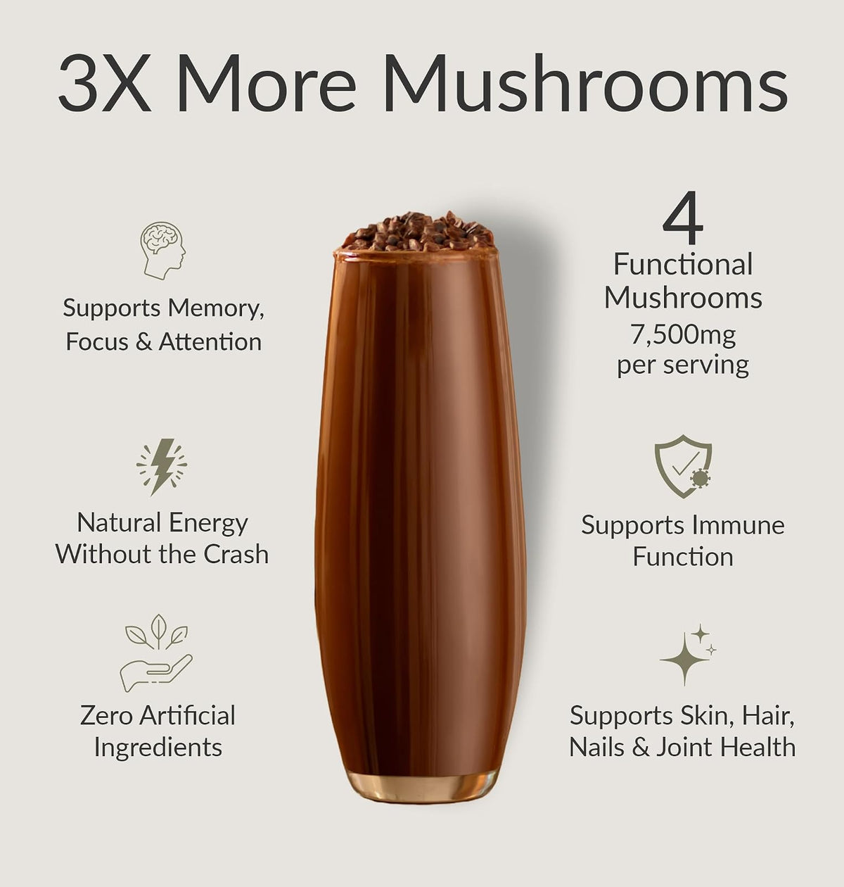 healthy mushroom drink for energy
