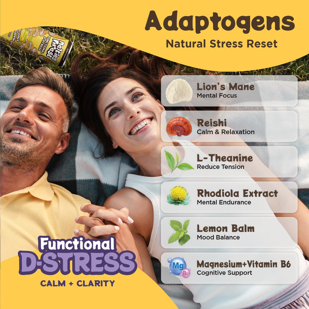 Healthy mushroom supplement pack