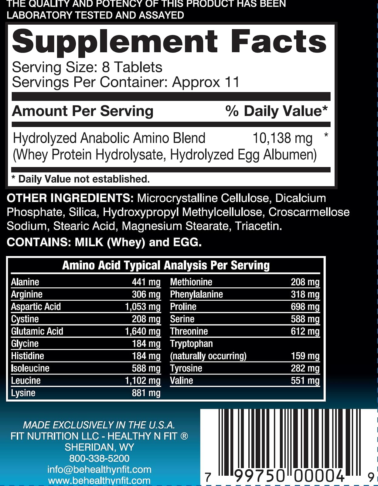 Healthy 'N Fit BCAA for fitness enthusiasts