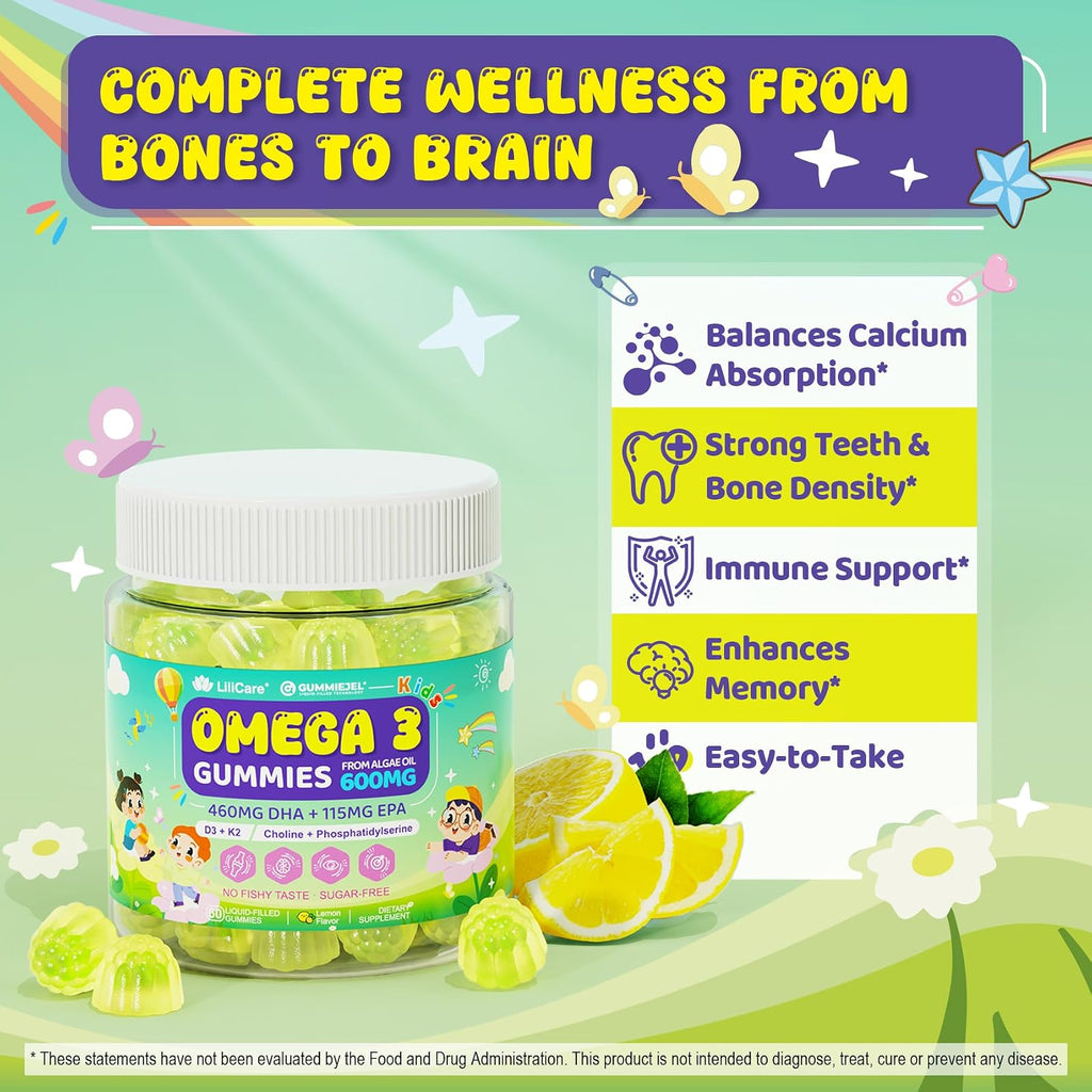 healthy omega 3 gummies for children