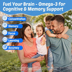 Healthy omega-3 gummy vitamins