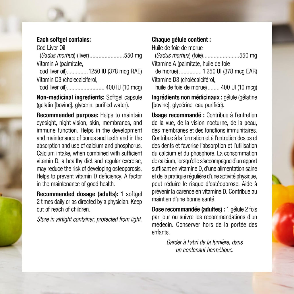 Healthy omega-3 softgels Canada