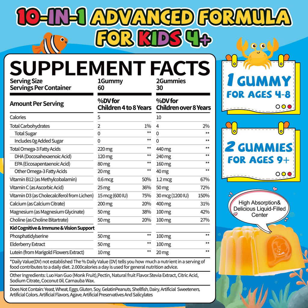 healthy omega-3 supplement for children
