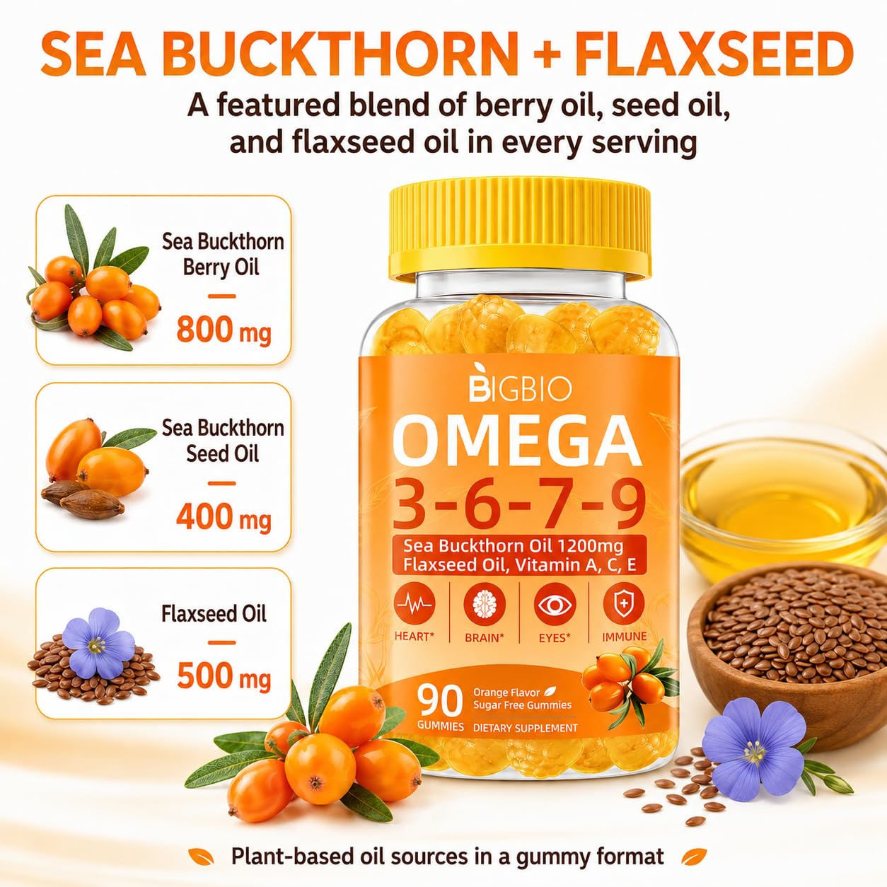 Healthy Omega fatty acid gummies