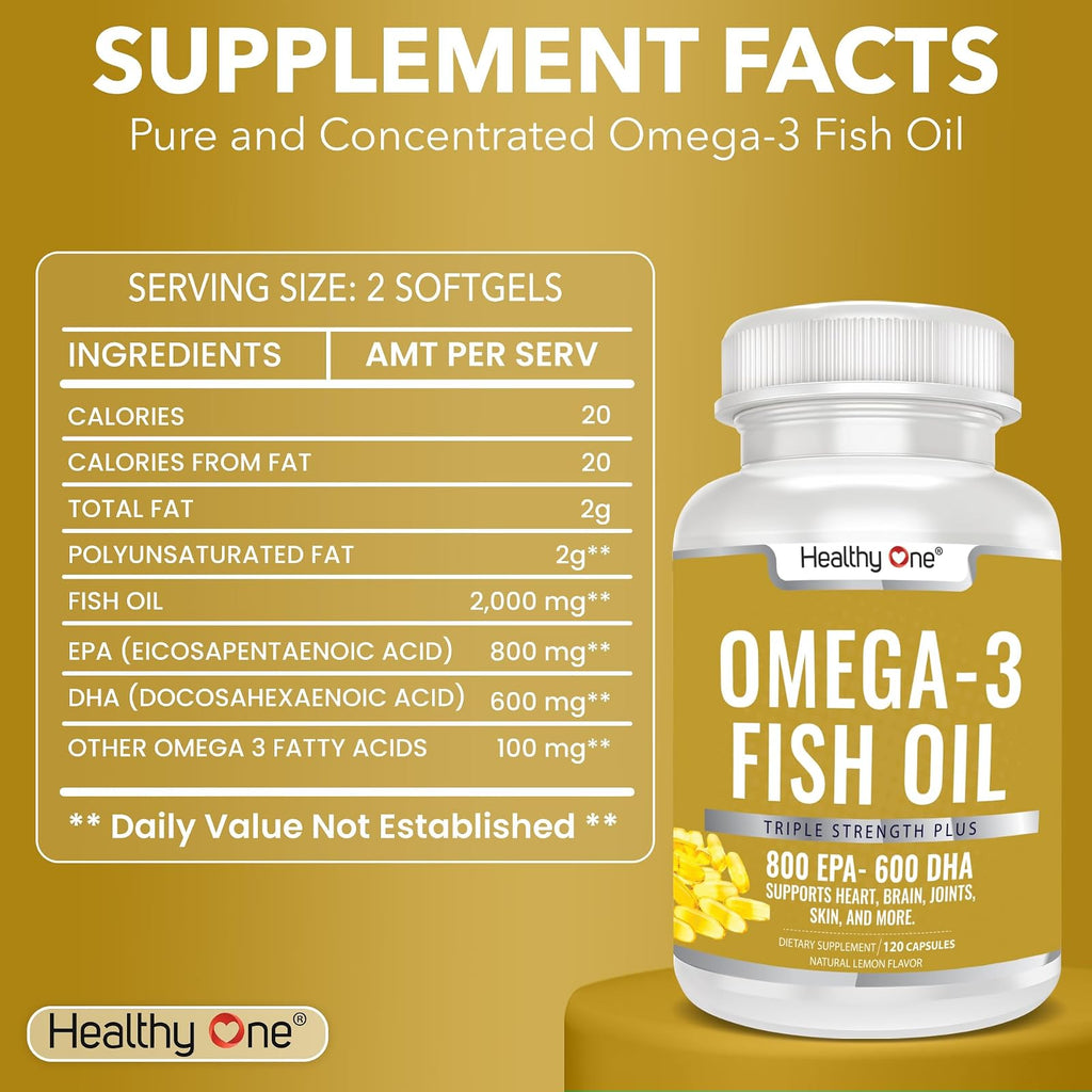 Healthy One fish oil softgels