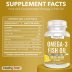 Healthy One fish oil softgels