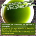 healthy organic green tea drink