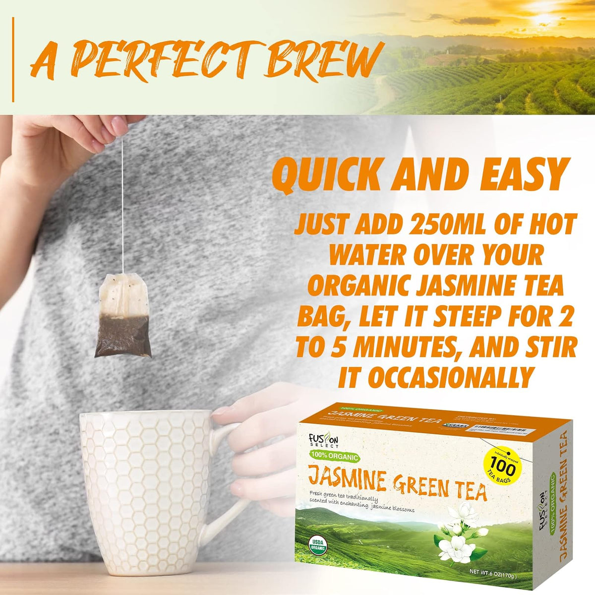 healthy organic green tea option