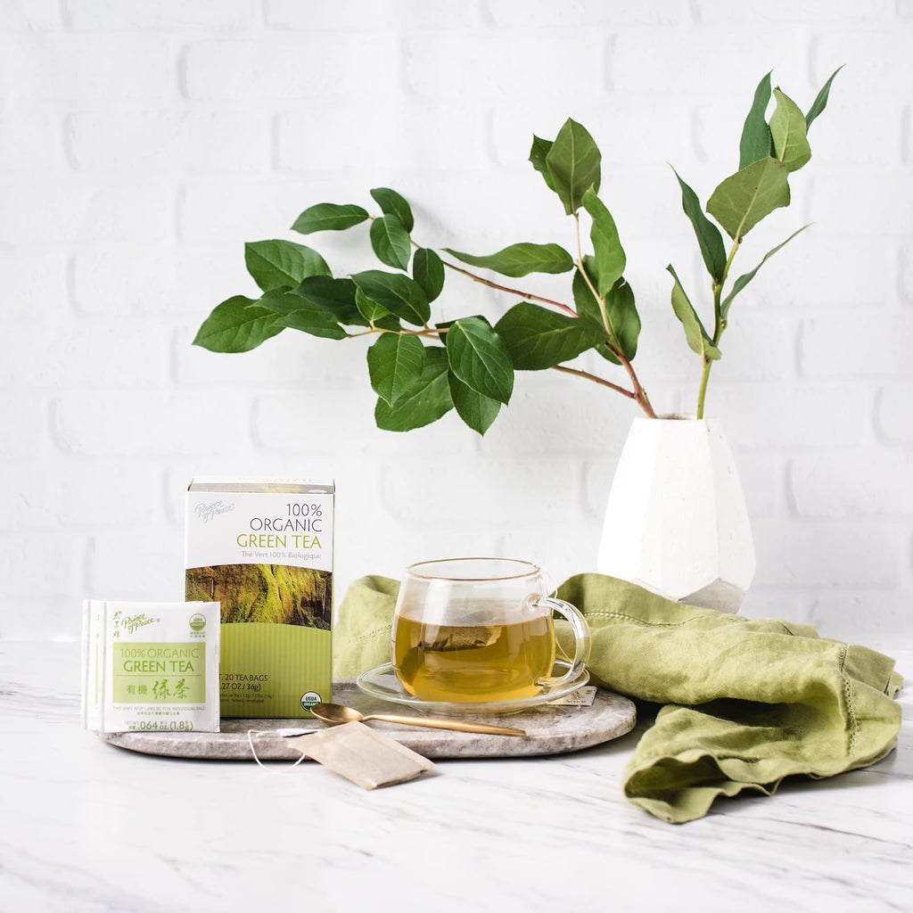 healthy organic green tea