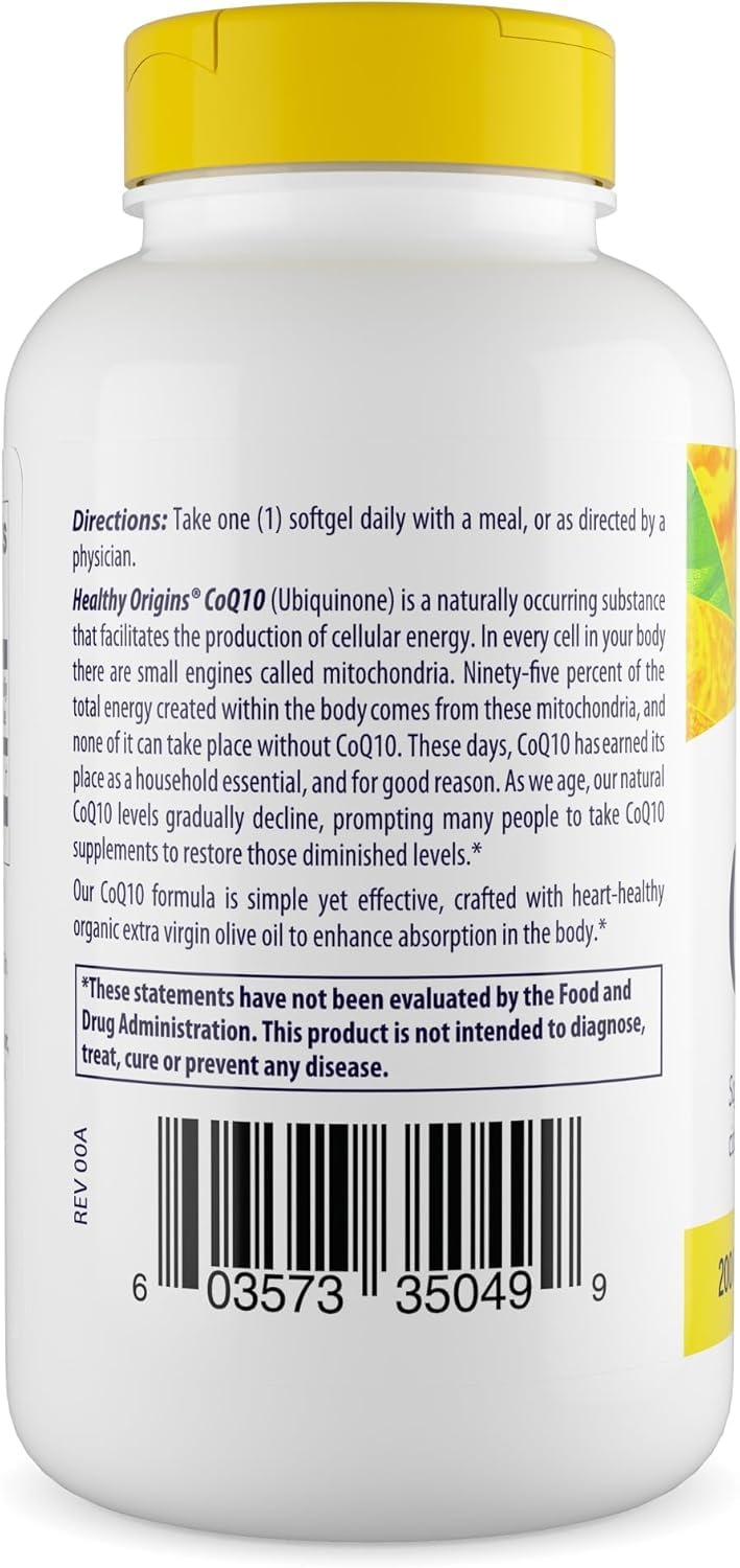 healthy origins coq10 100 mg softgels