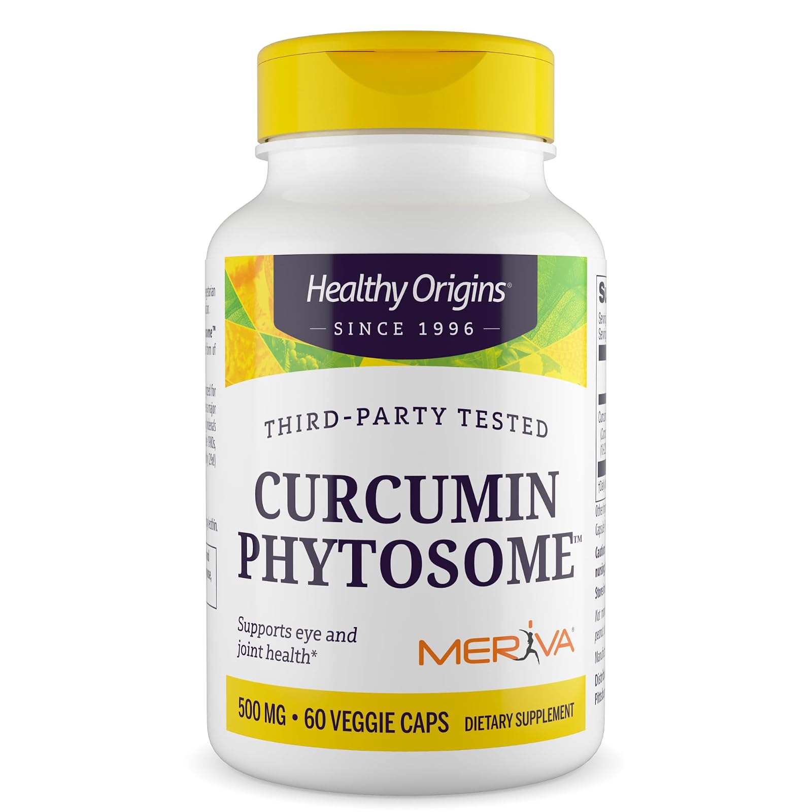 Healthy Origins curcumin capsules for wellness