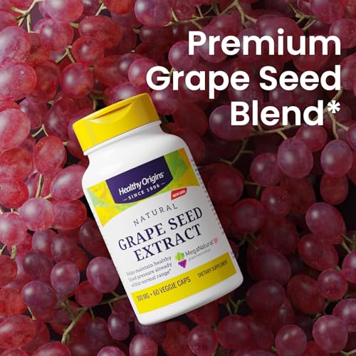 Healthy Origins grape seed extract capsules