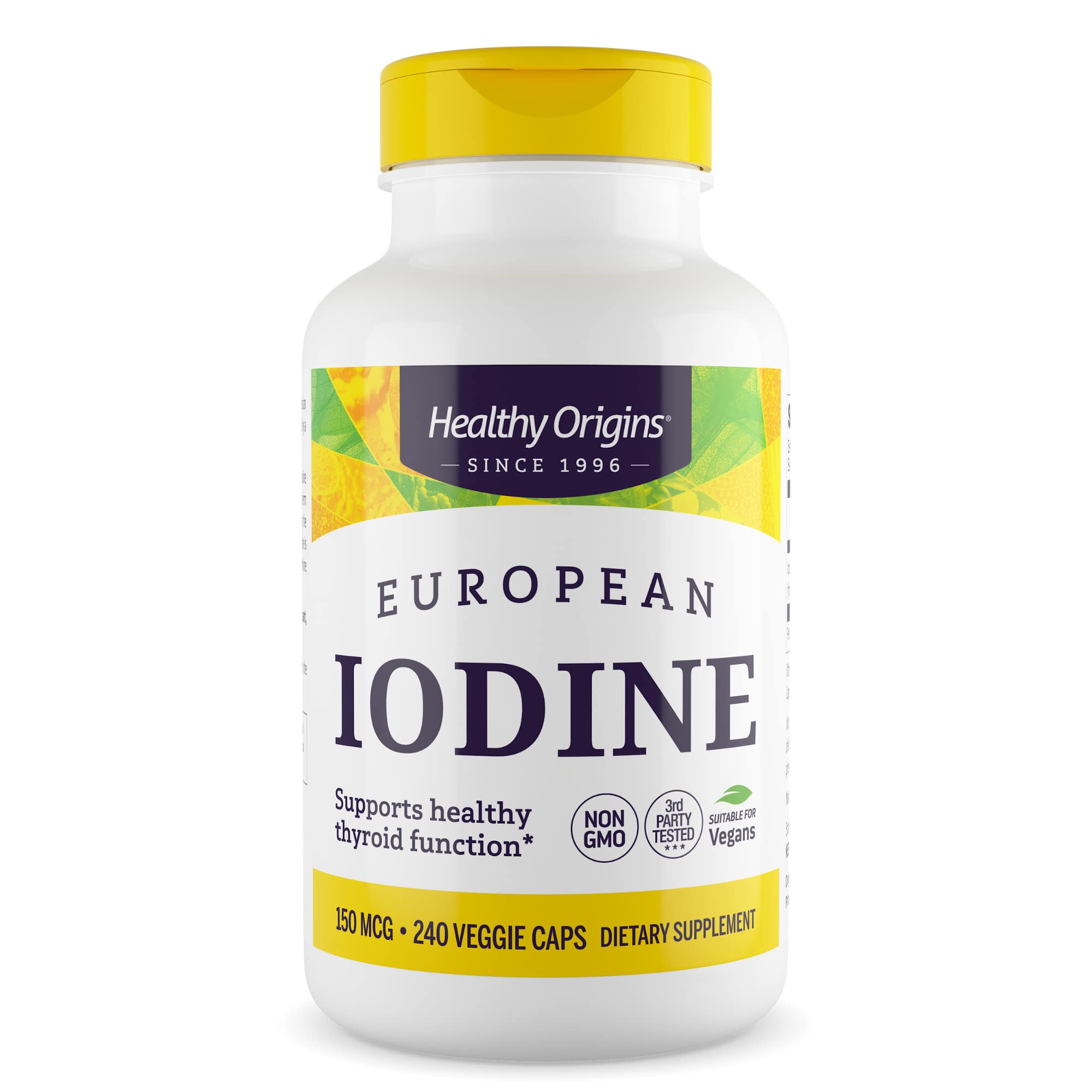 Healthy Origins iodine supplement for thyroid