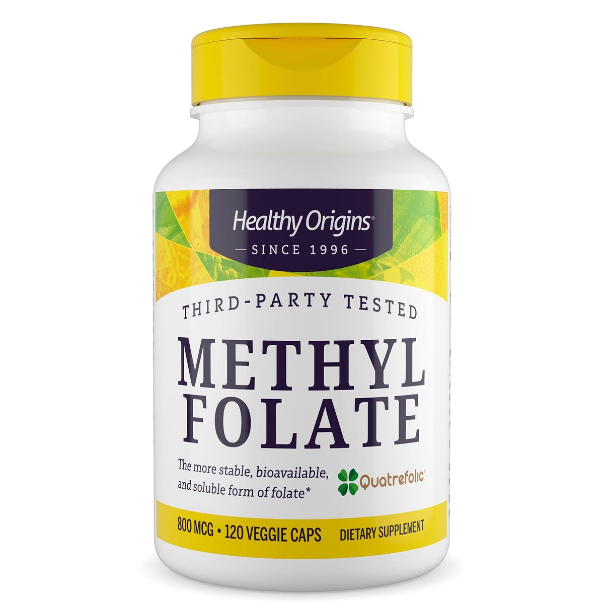 Healthy Origins methyl folate supplement