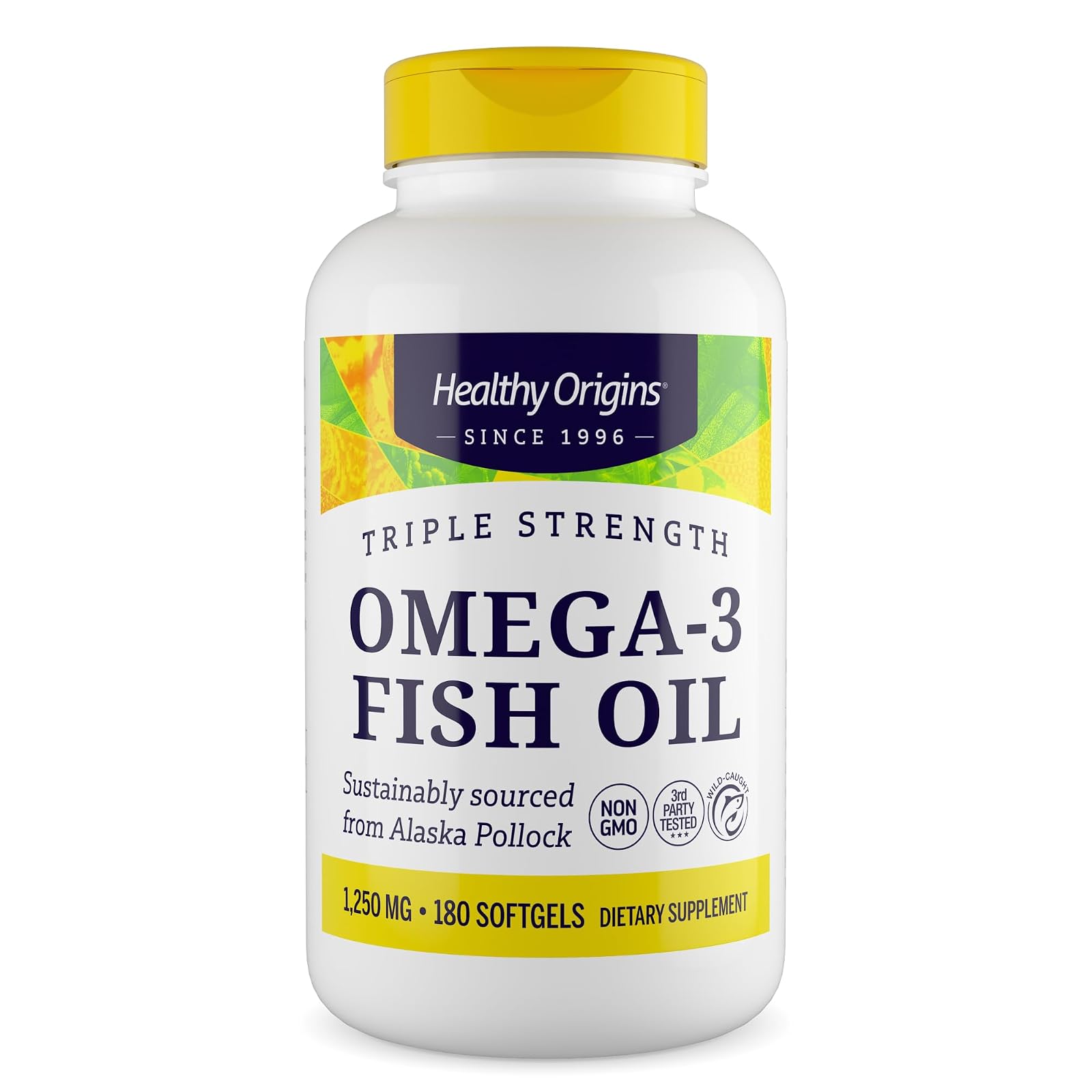 Healthy Origins Omega-3 fish oil benefits