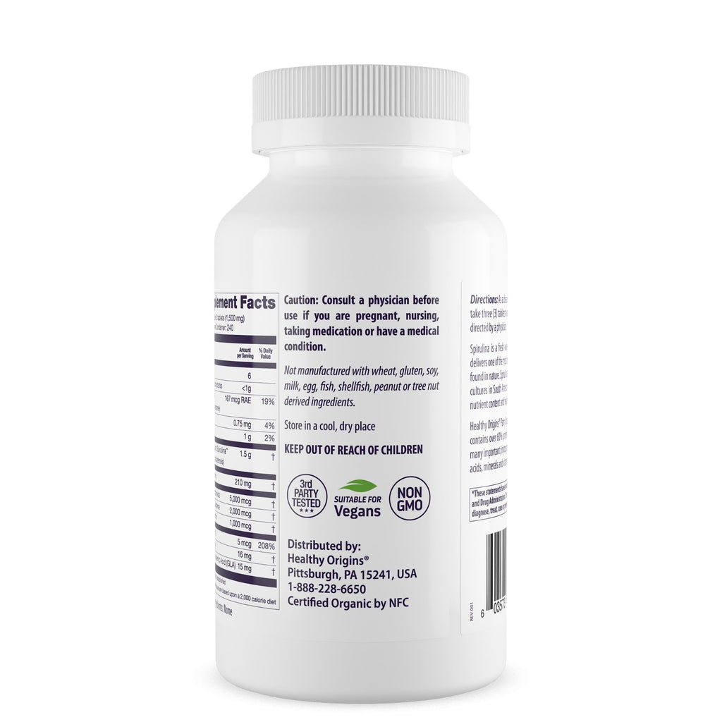 Healthy Origins spirulina for immunity