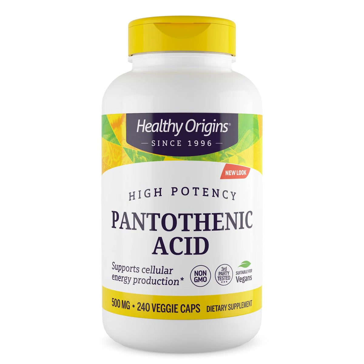 Healthy Origins Vitamin B5 capsules
